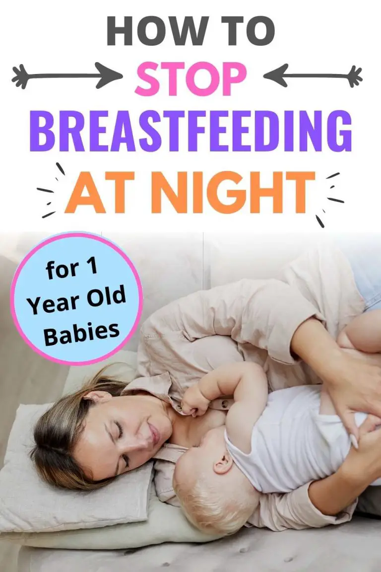 How to Stop Breastfeeding a 1 Year Old at Night - Conquering Motherhood