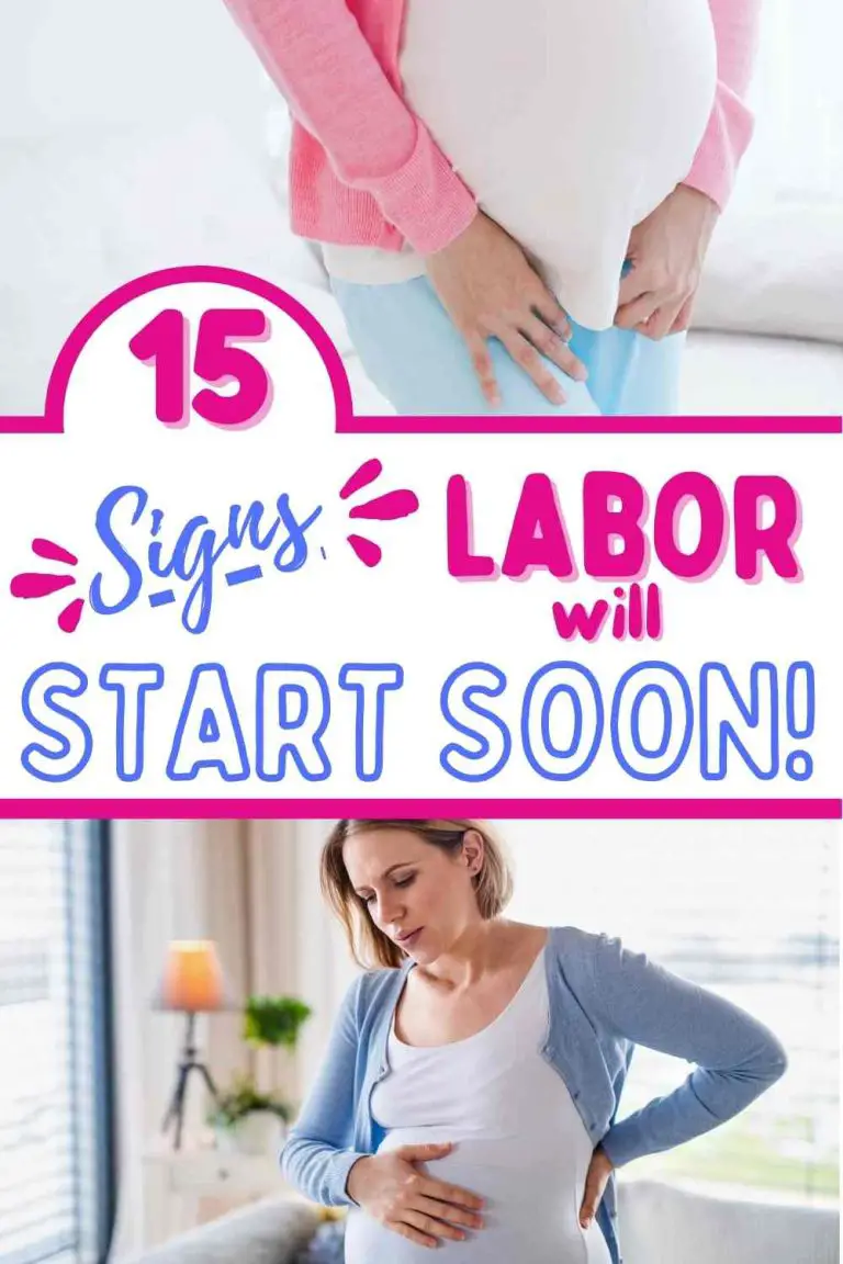 15 Signs that Labor is 24 to 48 Hours Away - Conquering Motherhood